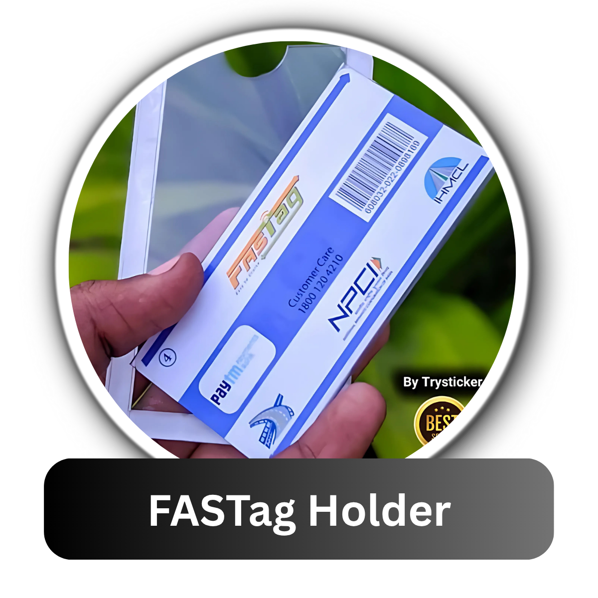 FASTag Holder | Trysticker.in | #1 Premium Quality