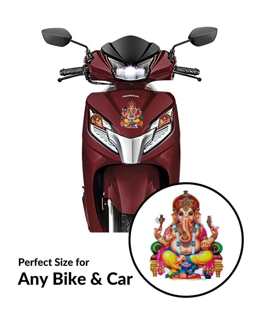 Ganesh Ji Print Vinyl Radium Sticker – Trysticker