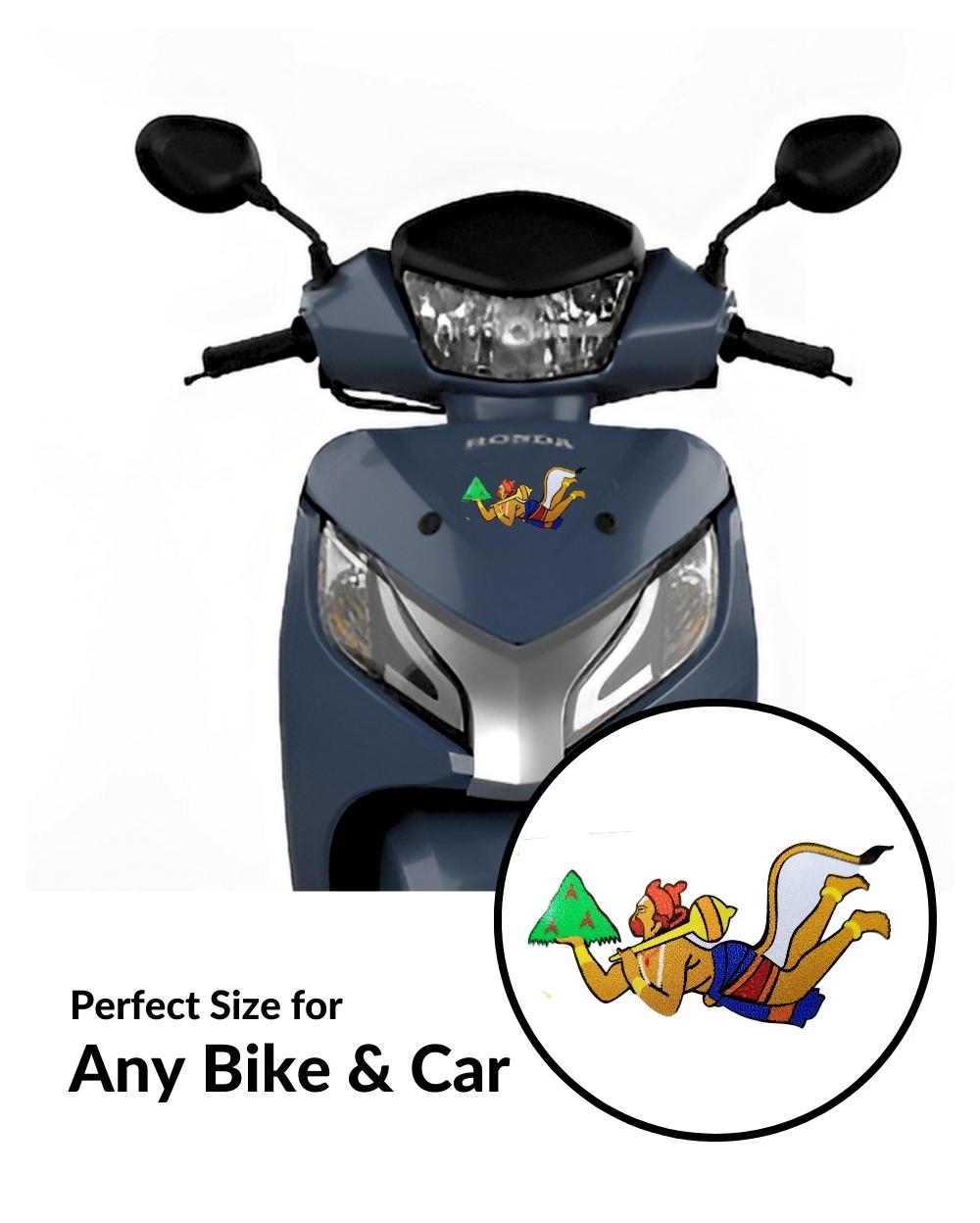 Hanuman Ji Print Vinyl Radium Sticker / Bajarang Bali – Trysticker